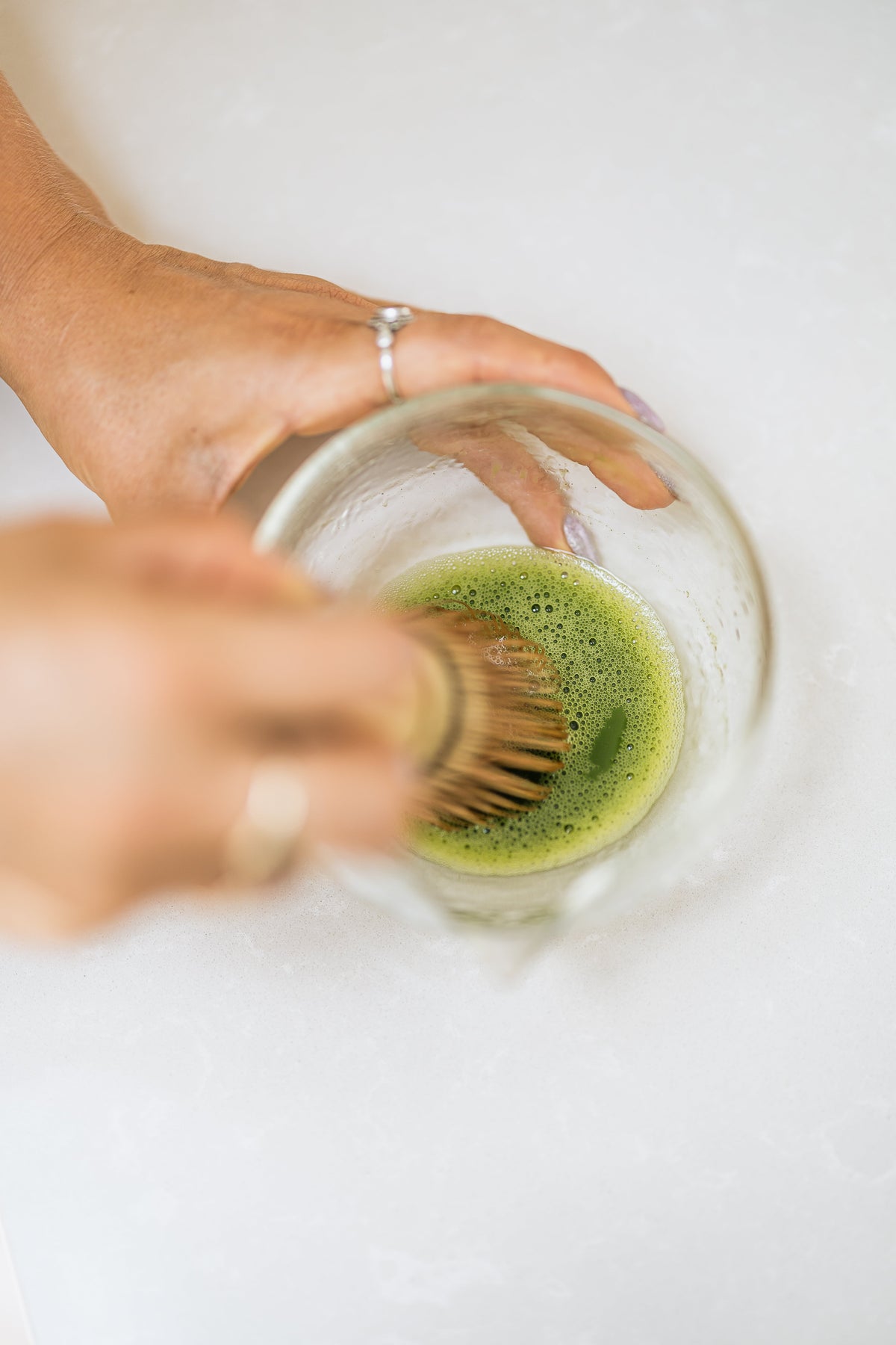 How To Make Matcha Latte Without A Bamboo Whisk – Nurtur Tea